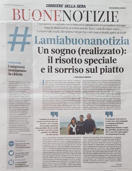 LE RIS, UN RISOTTO PER UN SORRISO - Club Super Marathon Italia