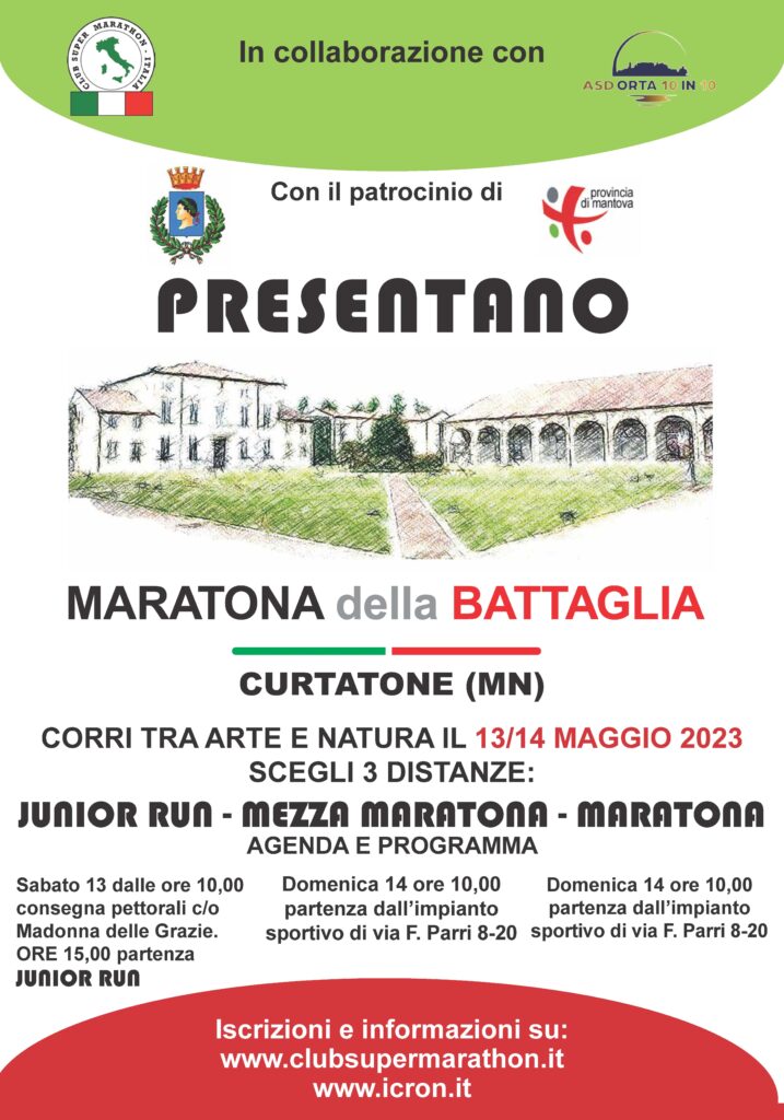 BUONA MARATONA DELLA BATTAGLIA DI CURTATONE A TUTTI I SOCI! - Club ...