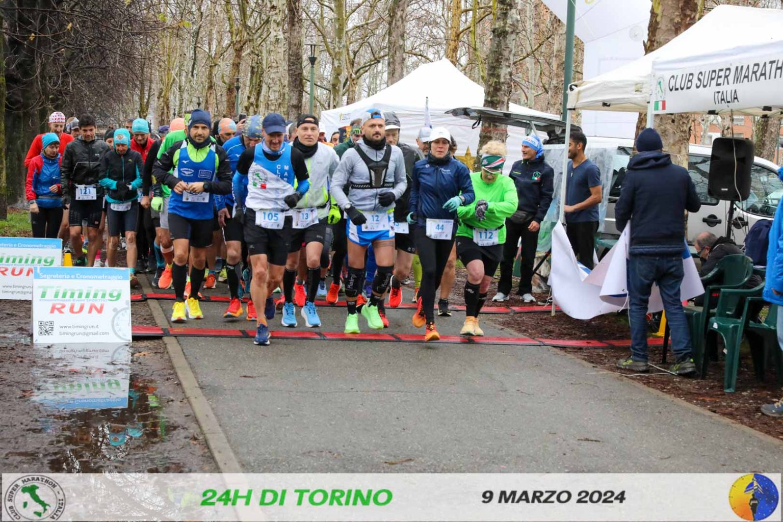 XVI edizione 24 ore di Torino 1 Marzo 2025 - Club Super Marathon Italia